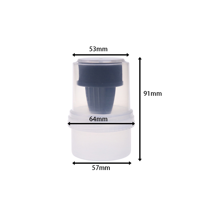 shoe polish container 60g PP brush applicator empty plastic bottles ...