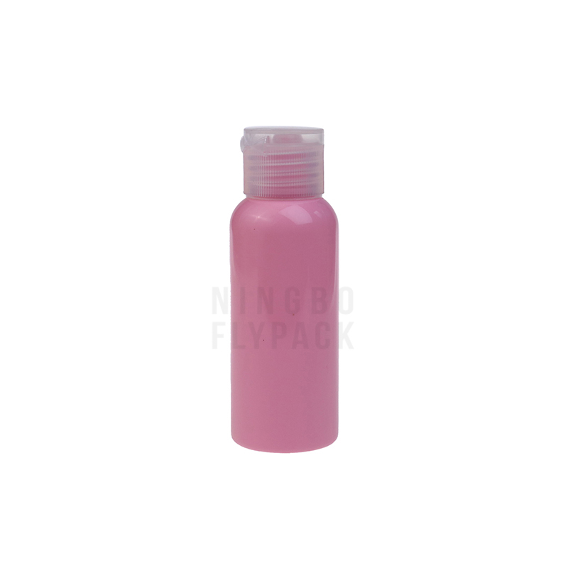 pink color hand lotion 50ml pet bottle packaging with flip top cap ...