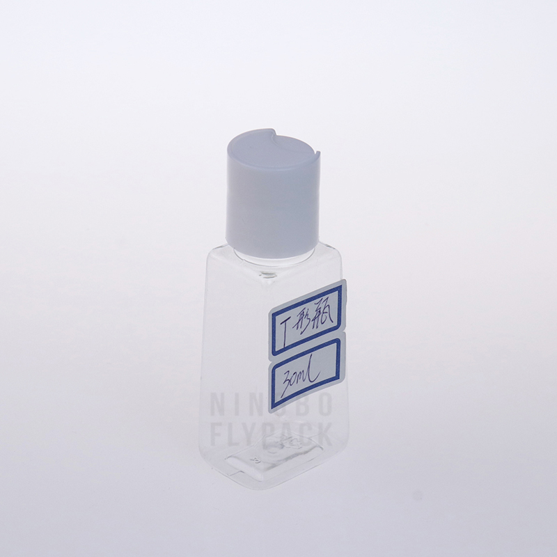 gel bottle 30ml trapezoidal refillable with disk top cap/ flip cap ...