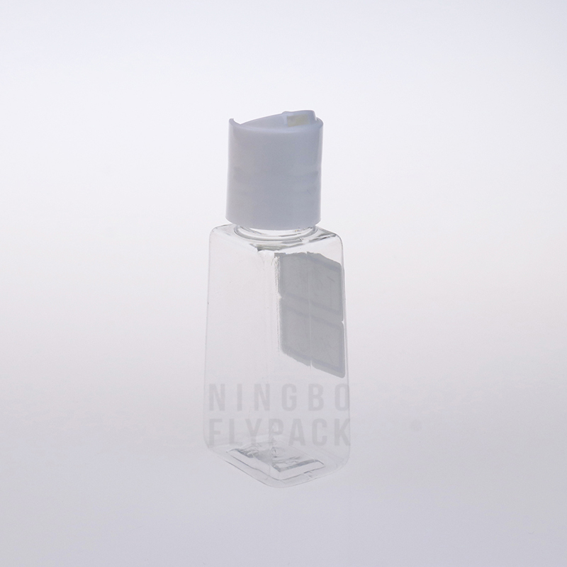 gel bottle 30ml trapezoidal refillable with disk top cap/ flip cap ...